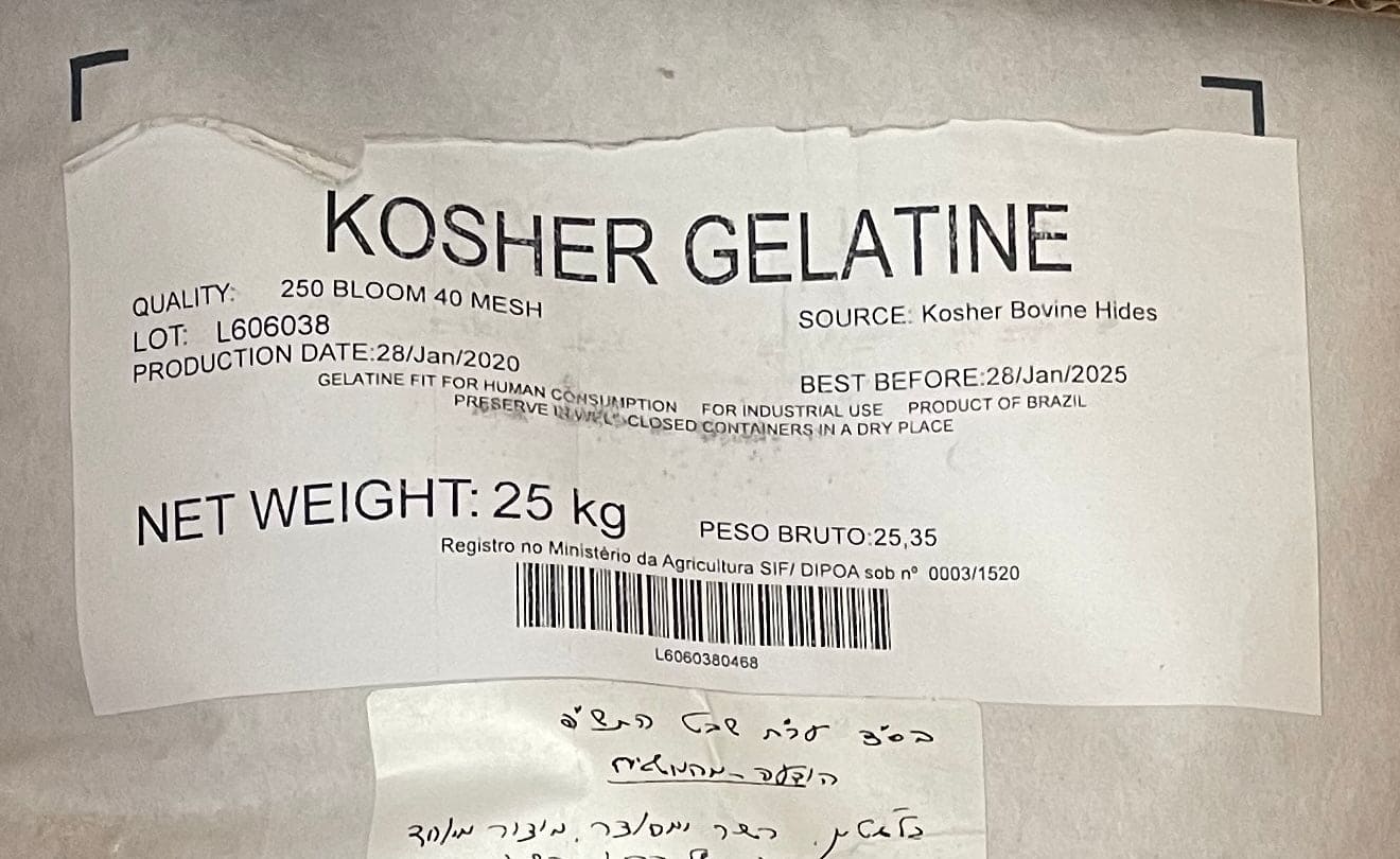 Kosher Bovine GELATIN~OU Certified – FIT Gelatins